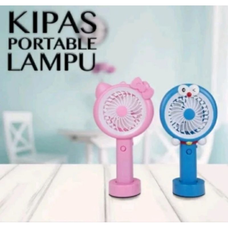 Jual KIPAS ANGIN LIPAT TANGAN PORTABLE MINI FAN HANDY LED | Shopee ...