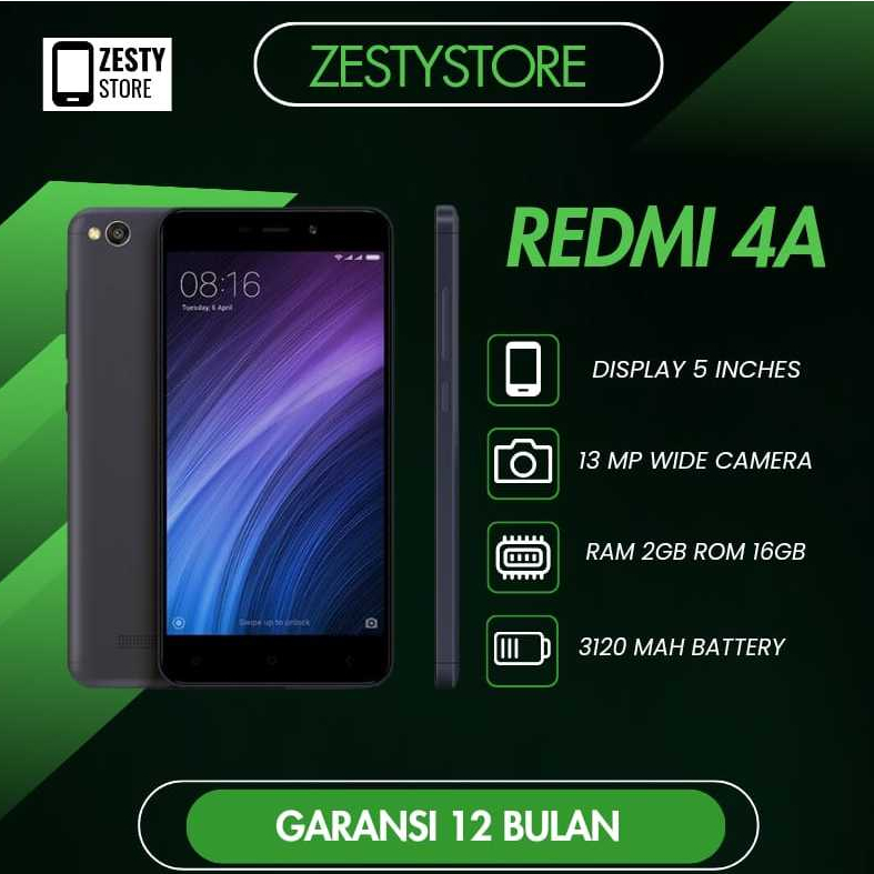 Jual REDMI 4A RAM 2GB ROM 16GB BERGARANSI 1 TAHUN | Shopee Indonesia