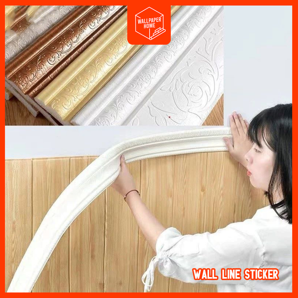 Jual Wallpaper Home - List Dinding wallpaper Border Wall 3D Sticker ...