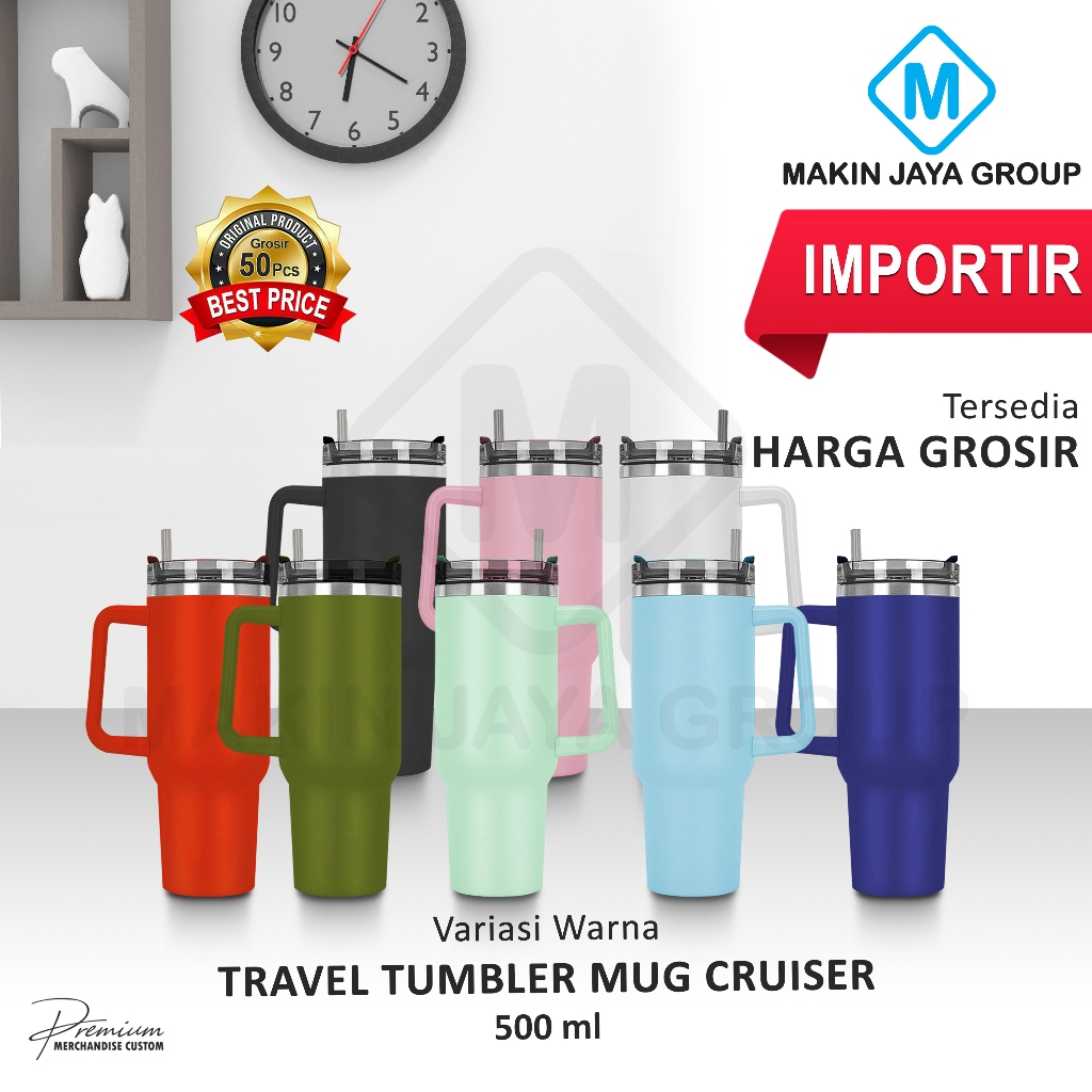 Jual Custom Grafir Mug Cruiser 900ml Polos Mug Portable Tahan Panas ...