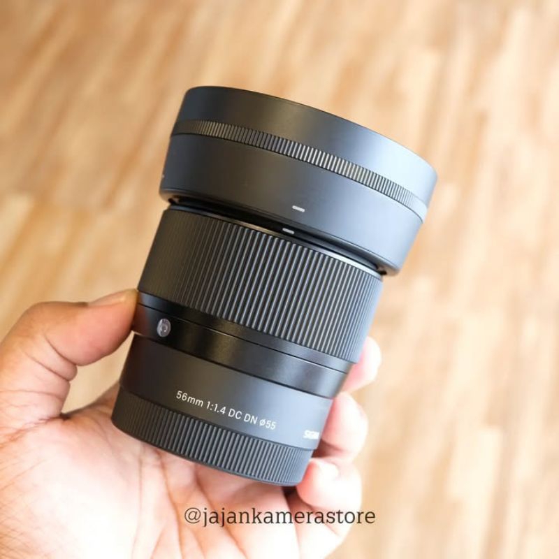 Jual LENSA FIX SIGMA 56MM F1.4 FOR SONY E MOUNT FULLSET | Shopee Indonesia
