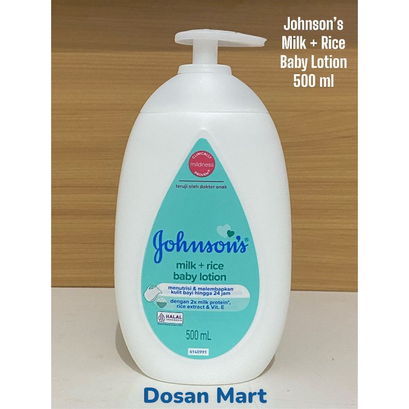 Jual Johnson's Milk + Rice Baby Lotion || Johnsons Lotion Bayi ...