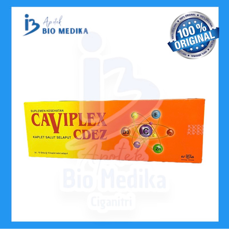 Jual CAVIPLEX CDEZ TABLET PERBOX - MULTIVITAMIN | Shopee Indonesia