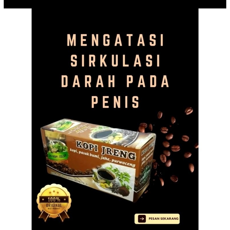 Jual kopi jreng kopi penambah stamina pria tahan lama isi 20 | Shopee ...