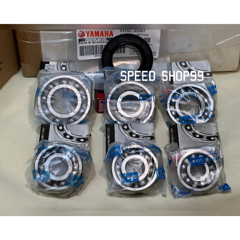 Jual Bearing Laher rasio 6PCS Koyo ntn+Sil roda 2DP NMAX 155 OLD NMAX 155 New, Original | Shopee ...