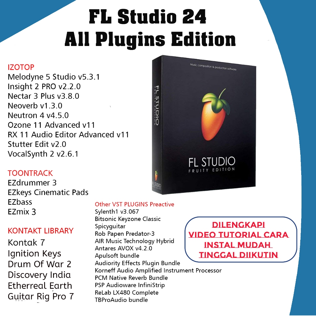 Jual FL Studio 24 All Plugins Edition Plus Bonus | Shopee Indonesia