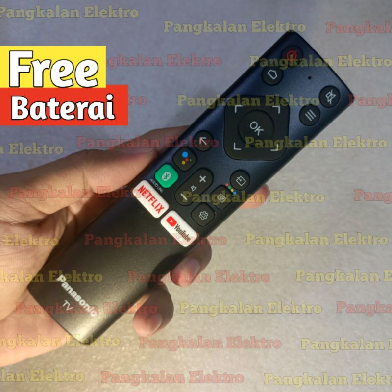 Jual REMOTE TV PANASONIC ANDROID ASLI ORIGINAL FREE BATU BATERAI AAA ...