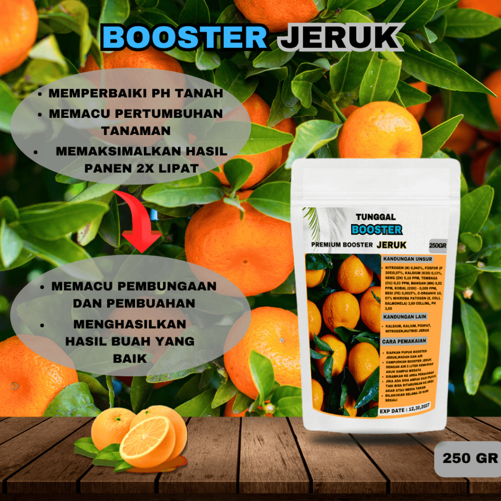 Jual PUPUK BOOSTER ORGANIK TANAMAN JERUK,PERANGSANG DAN PEMBUAHAN BUAH ...