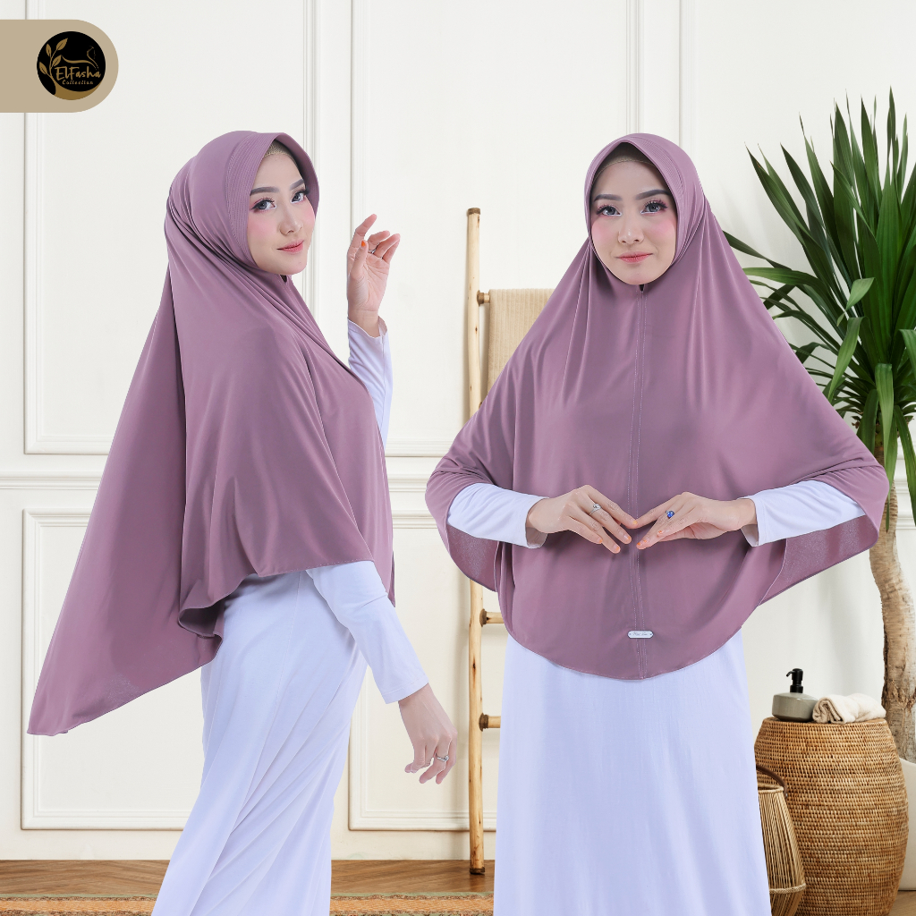 Jual 𝐄𝐥𝐟𝐚𝐬𝐡𝐚 𝐂𝐨𝐥𝐥𝐞𝐜𝐭𝐢𝐨𝐧 - Khimar Hijab Bergo Instan Daily Semi Jumbo Jersey Premium Size XL Ped ...