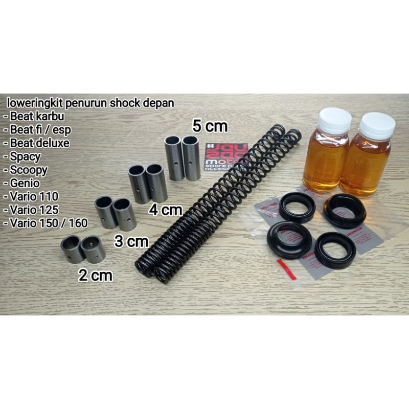 Jual PAKET DOWNSIZE LOWERING KIT PENCEPER SHOCK DEPAN BEAT FI ESP SPACY ...