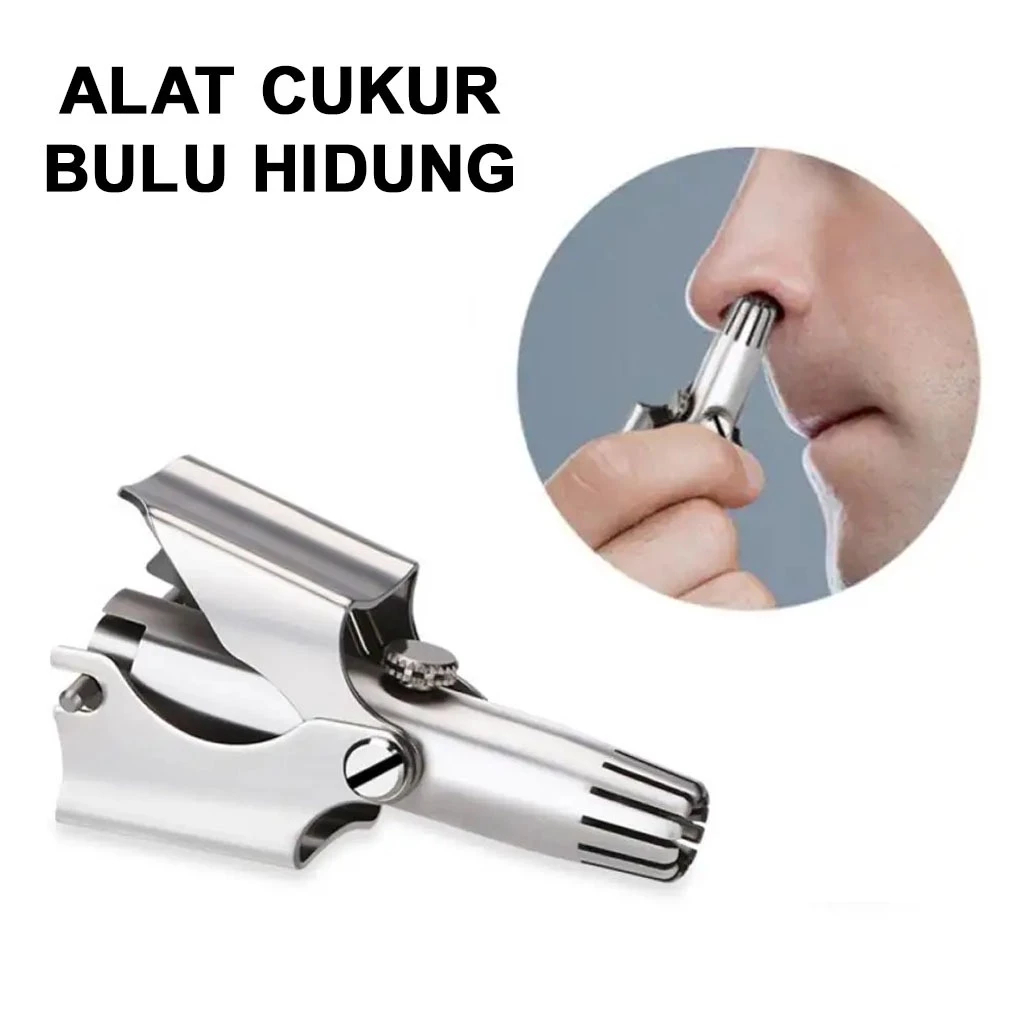Jual Gunting Pemotong Bulu Hidung Putar Otomatis Cukuran - Nose Hair ...