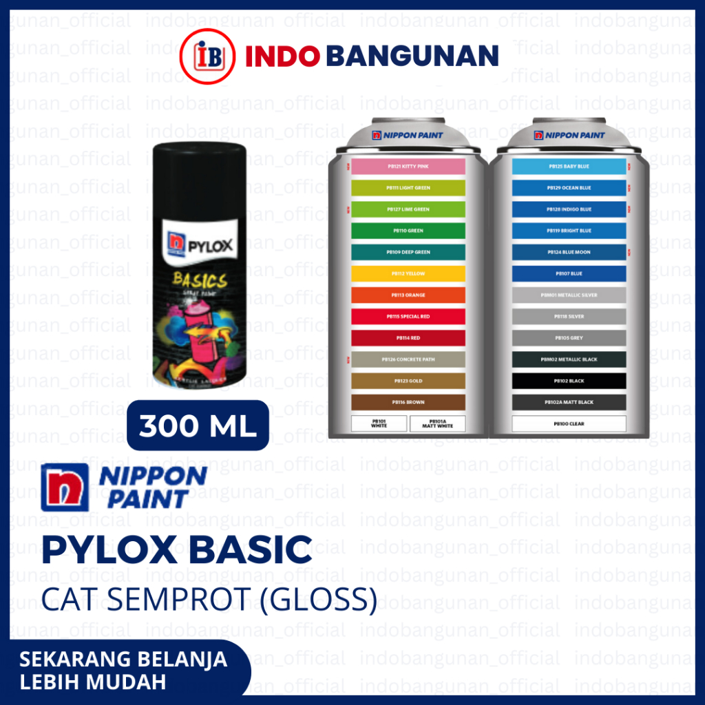 Jual CAT SEMPROT NIPPON PYLOX BASIC 300CC | Shopee Indonesia