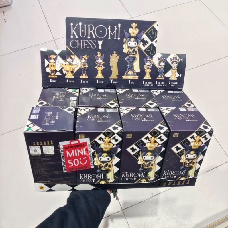 Jual MINISO x TOP TOY 🆕 Blind Box KUROMI CHESS Series Figures (1pc ...