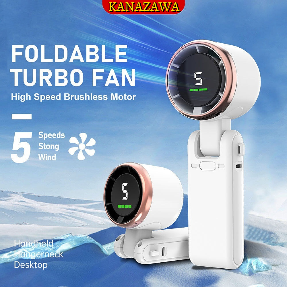 Jual Kipas Portable Foldable Kipas Angin 5 Speeds Rechargeable 4000mAh ...