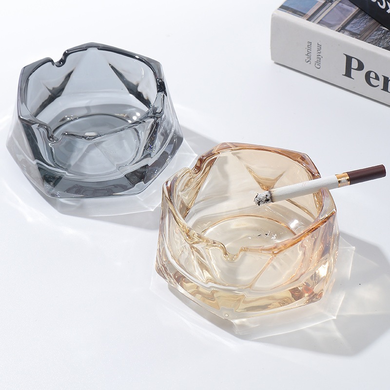 Jual Asbak Rokok Kaca Aesthetic Cigarette Ashtray Crystal Glass ...