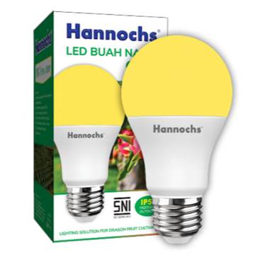 Jual Lampu LED - Lampu Hannochs - Buah Naga 9W Dragon Fruit 9watt Cahaya Kuning HEMAT ENERGI ...