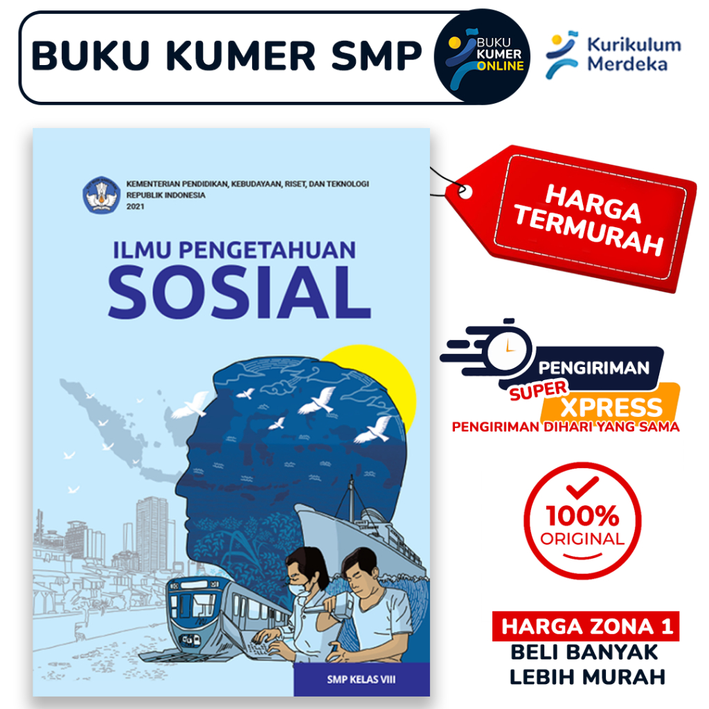 Jual Buku IPS Kelas 8 SMP - Buku Paket Siswa - Kurikulum Merdeka ...