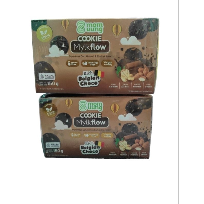 Jual PRELOVED MomUung Cookie Mylkflow Belgian Choco 150gr Pelancar ASI ...