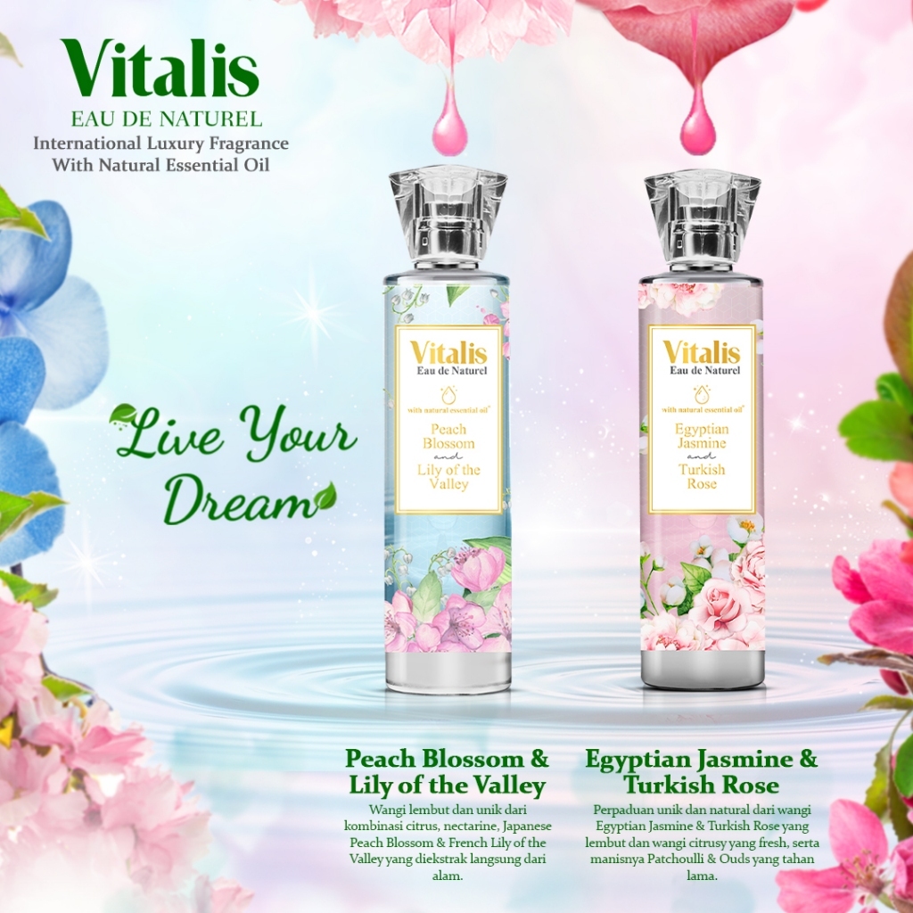 Jual Vitalis Eau De Naturel 100ml - Vitalis Parfum Original 100% ...