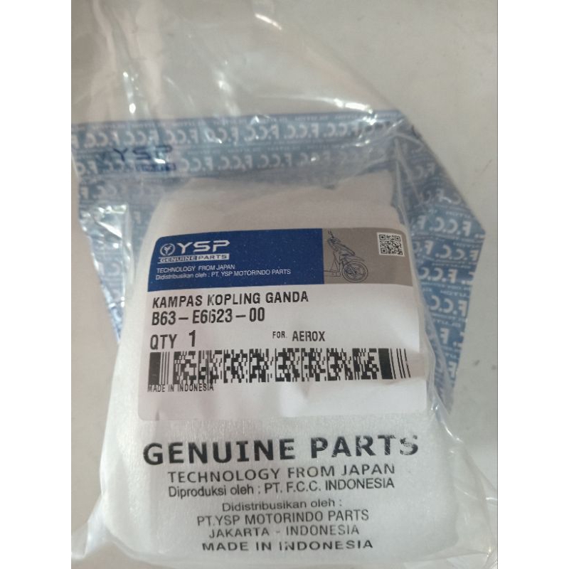 Jual GROSIR YSP KAMPAS GANDA ONLY AEROX 155CC / B65 / ORIGINAL YSP FCC | Shopee Indonesia