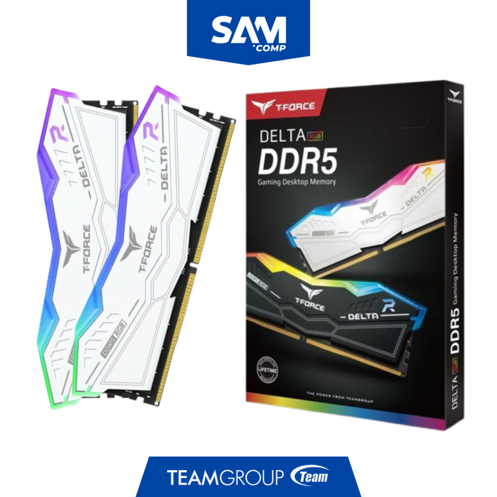 Jual Teamgroup Memory Delta Tforce RGB 2x32GB PC 6000Mhz DDR5 | Shopee ...