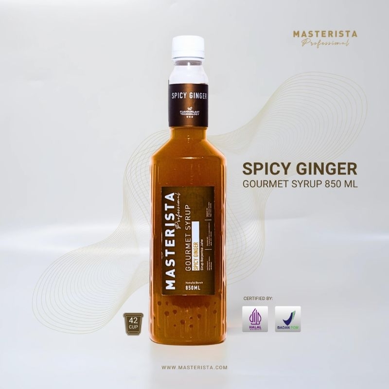 Jual Masterista Syrup Spicy Ginger 850 ML | Shopee Indonesia