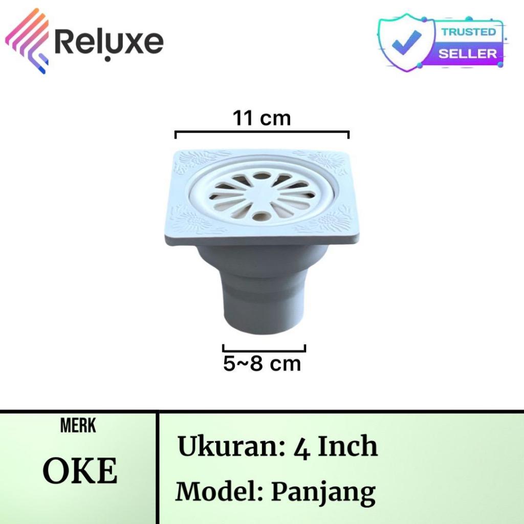 Jual OKE Saringan Got Kamar Mandi / Floor Drain PVC Model Panjang ...