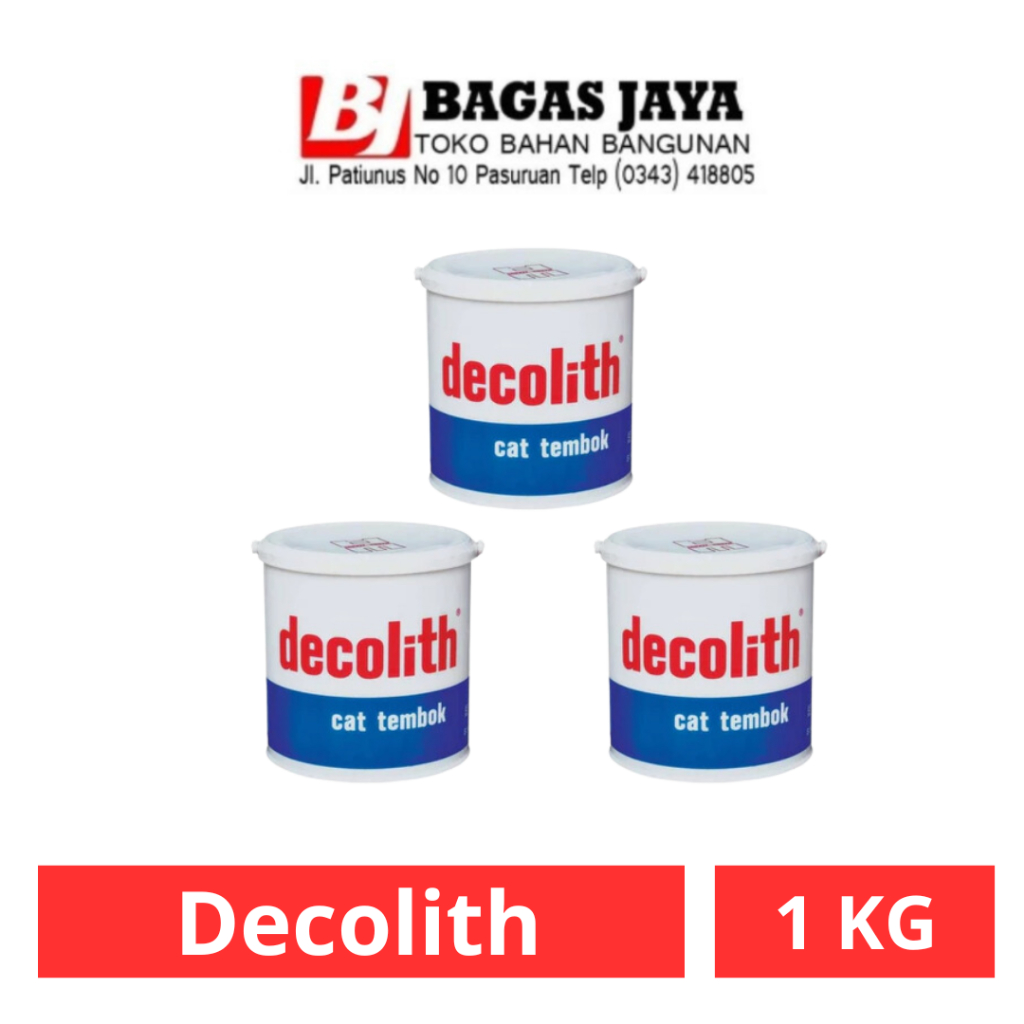 Jual Cat DECOLITH / Cat Tembok - 1KG 04 | Shopee Indonesia