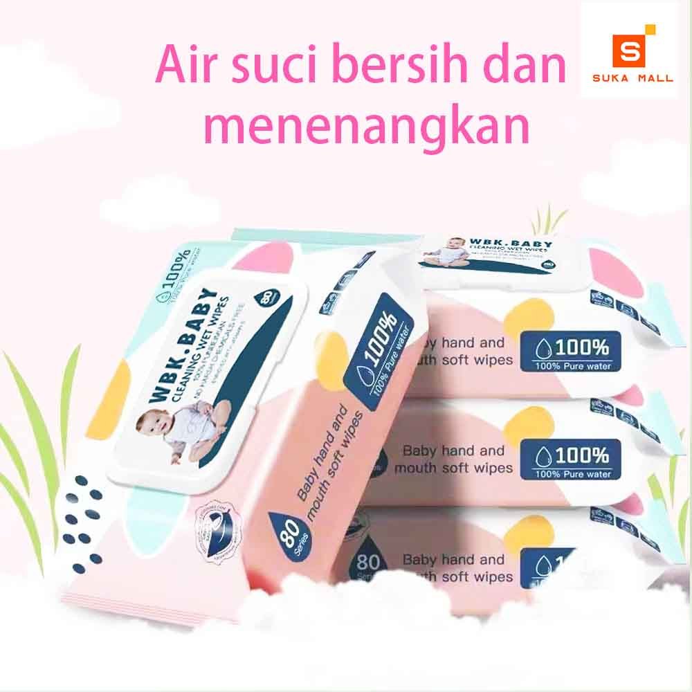 Jual Tissue BABY WIPES Basah Bayi New born Tisu Basah Bayi 80 series ...