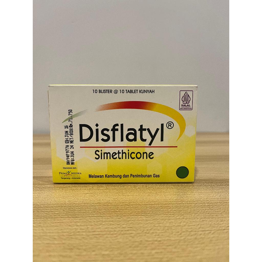Jual Disflatyl Simethicone 40mg 1 box @ 100 tablet | Shopee Indonesia