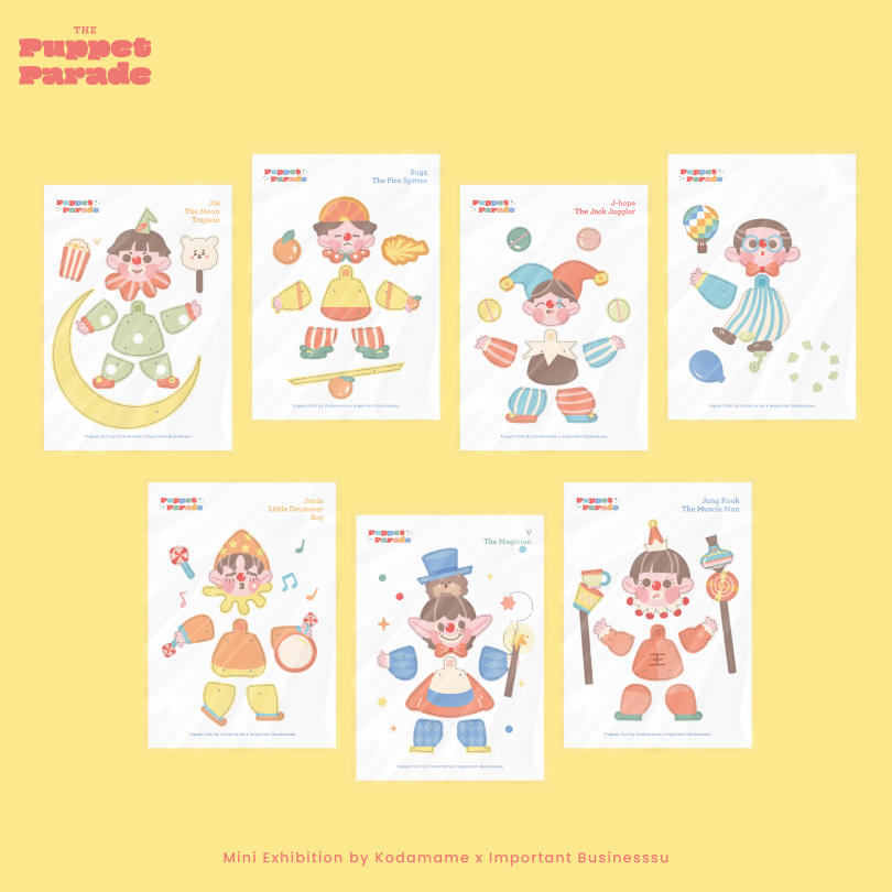 Jual Puppet Parade Paper Doll BTS Merch | Shopee Indonesia