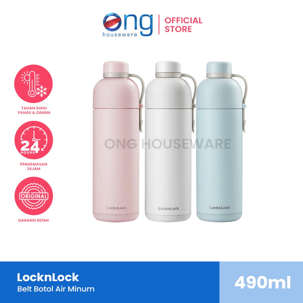 Jual Ong Houseware - Botol Air Minum Tumbler Vacum Flask 490ML Tahan ...