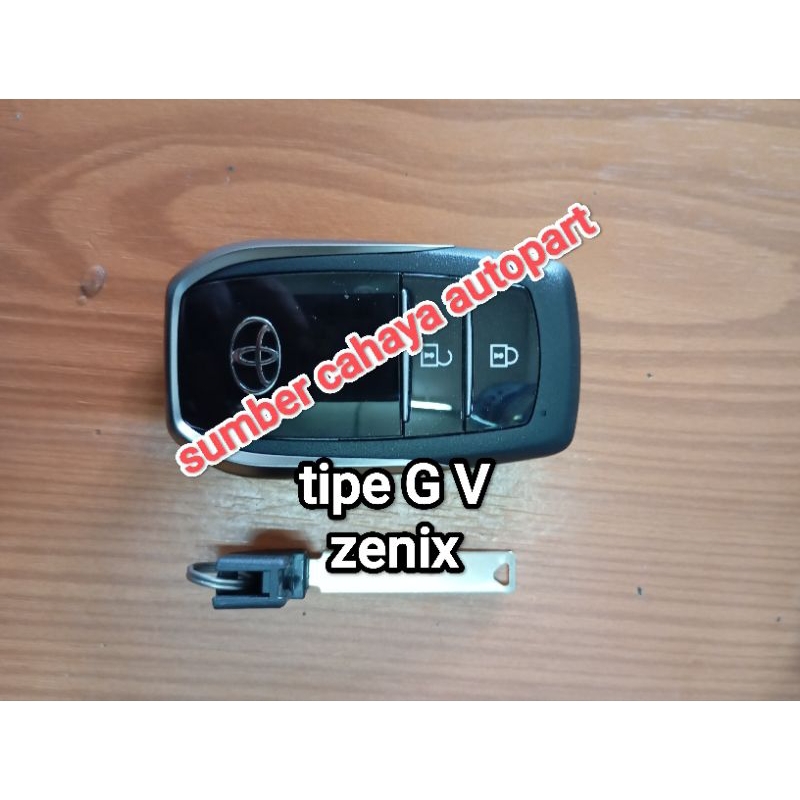 Jual remote kunci smart key keyless Innova zenix tipe G V original ...