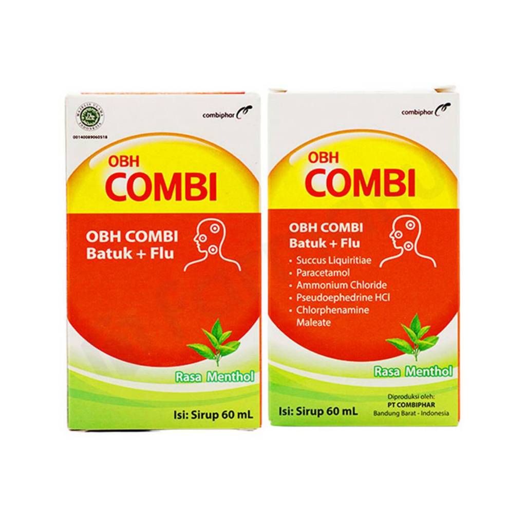 Jual OBH COMBI BATUK PLUS FLU SYRUP 60 ML | Shopee Indonesia