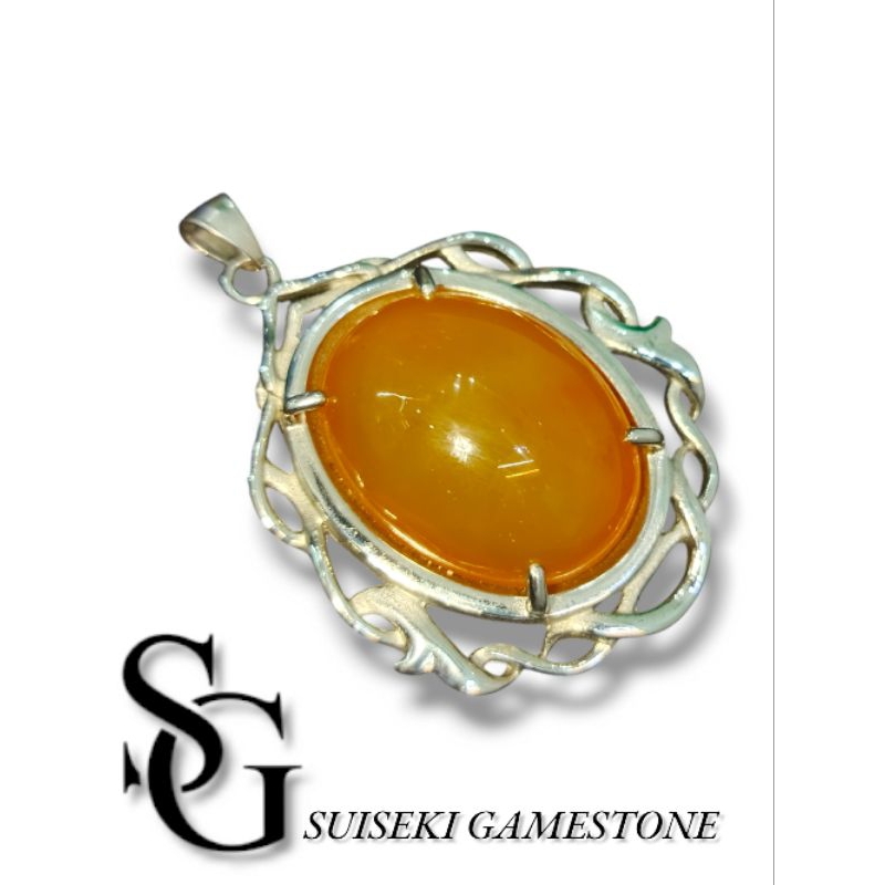 Jual liontin batu alam wana kuning | Shopee Indonesia