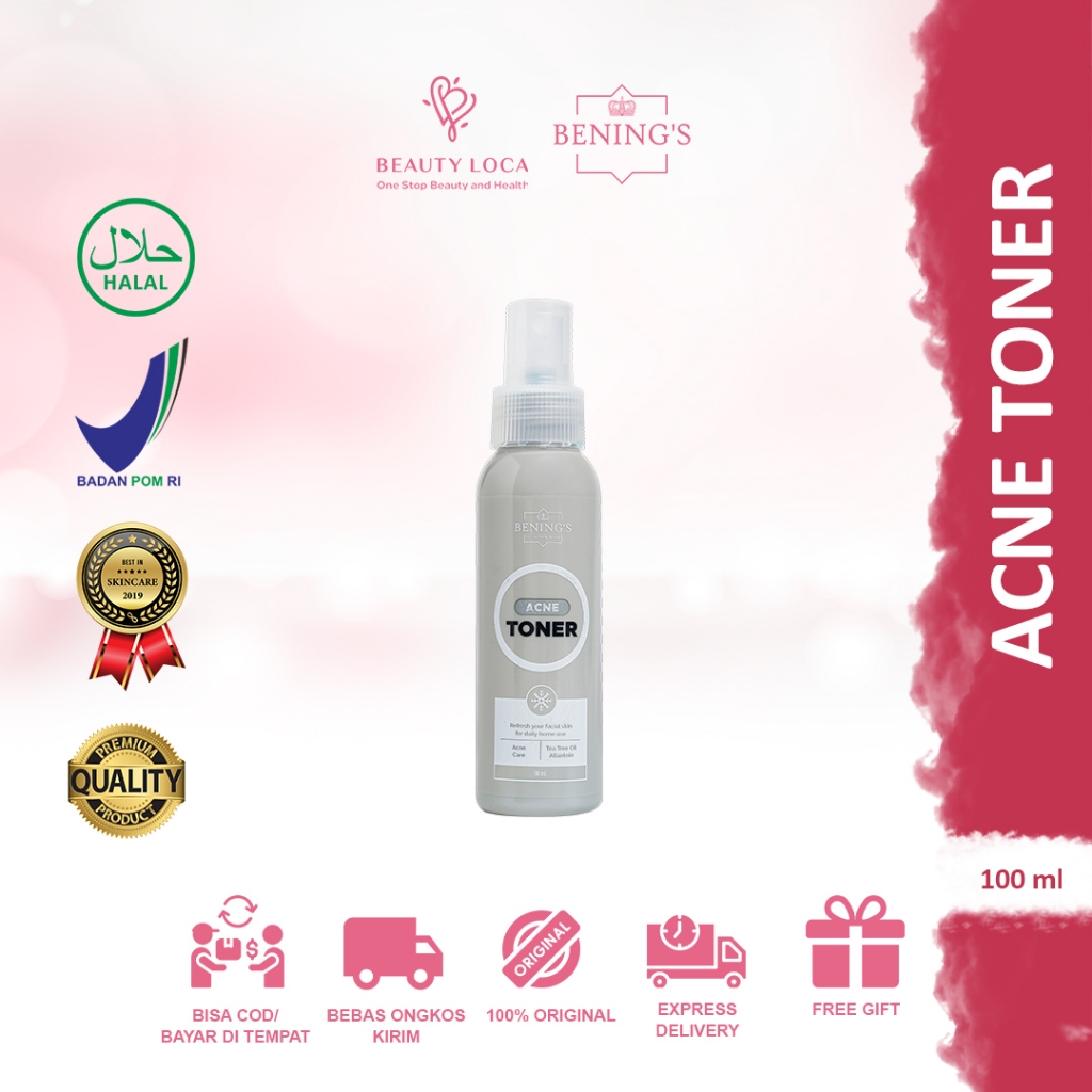 Jual Beauty Loca - Benings Skincare Acne Toner by Dr Oky (Benings ...