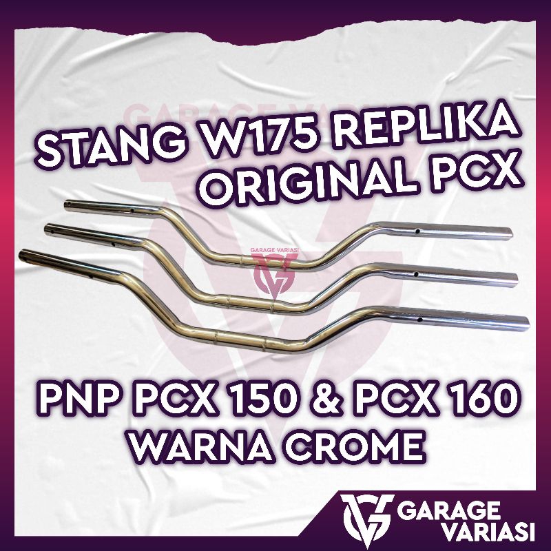 Jual Stang W175 Replika Original Model Chrome PNP PCX 150 PCX 160 Stang ...