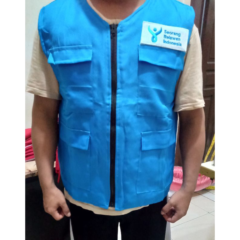 Jual ROMPI SRI seorang relawan Indonesia pull bordir depan belakang ...