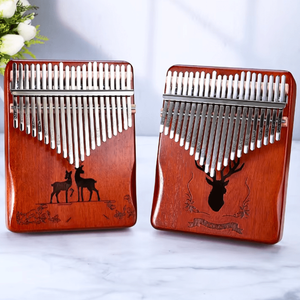 Jual PUSAT Cega alat musik Kalimba kayu Thumb Piano jari Musical Toys ...