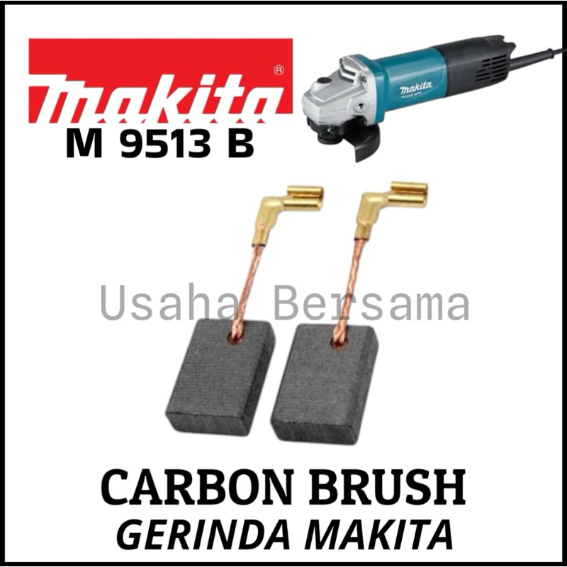 Jual MAKITA BROSTEL GERINDA MAKITA M9513B / CARBON BRUSH GRINDA GERINDA MAKITA M9513B COAL KUL ...