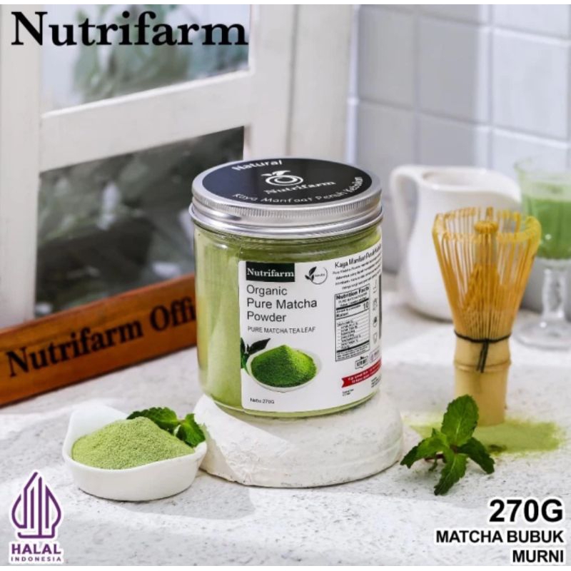 Jual NUTRIFARM PREMIUM MATCHA POWDER BUBUK | Shopee Indonesia
