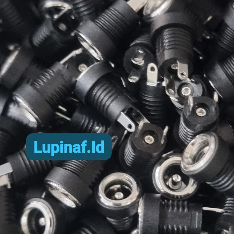 Jual SOKET DC 2P ADAPTOR SOCKET 2PIN FEMALE KONEKTOR 2 PIN 5.5X2.1MM ...