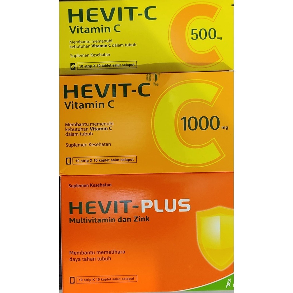 Jual HEVIT C DAN HEVIT PLUS - MULTIVITAMIN DAN MINERAL UNTUK MEMELIHARA ...