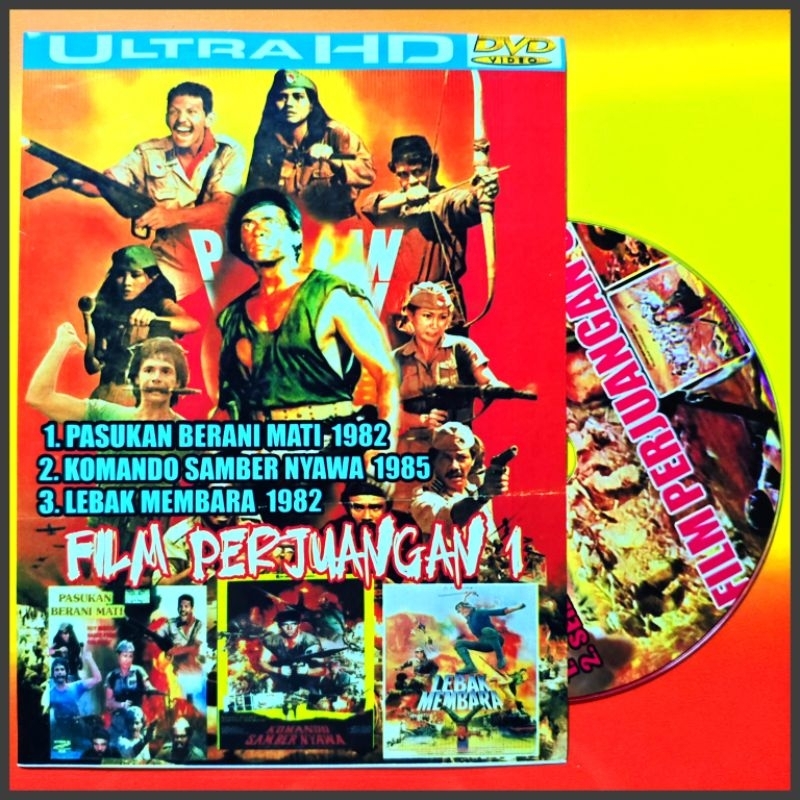 Jual Kaset Film Indonesia Jadul Koleksi Perjuangan Campuran Vol. 01 Pilihan Terlaris isi 3 Judul ...