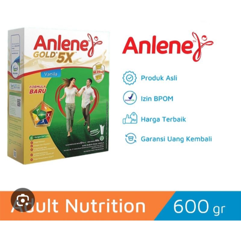 Jual Anlene Gold 5X 600g | Shopee Indonesia