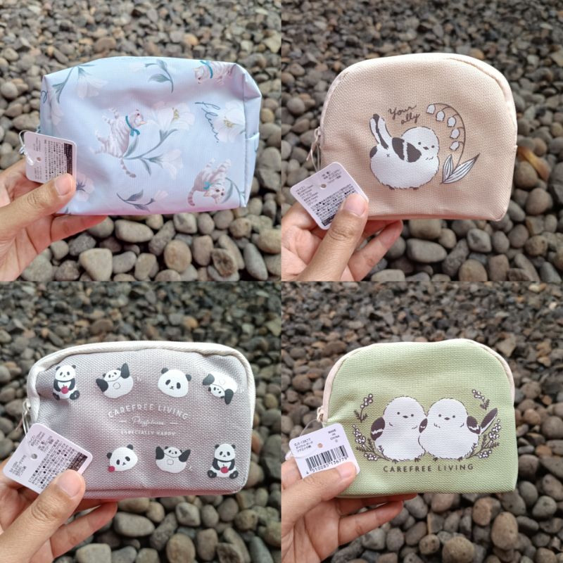 Jual Seria Daiso Watts Japan - Pouch Serbaguna Bird Panda Cat | Shopee ...