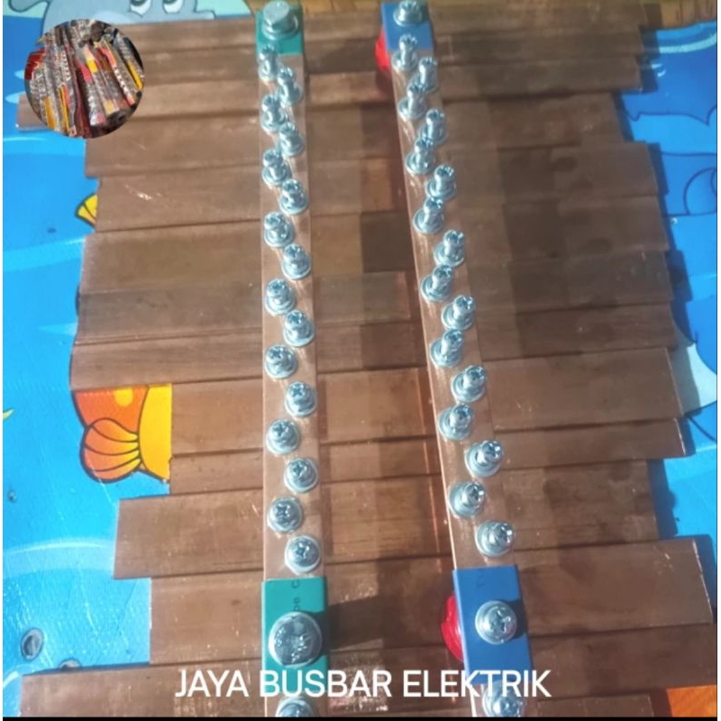 Jual Busbar 20×3 Netral + Grounding panjang@30cm | Shopee Indonesia