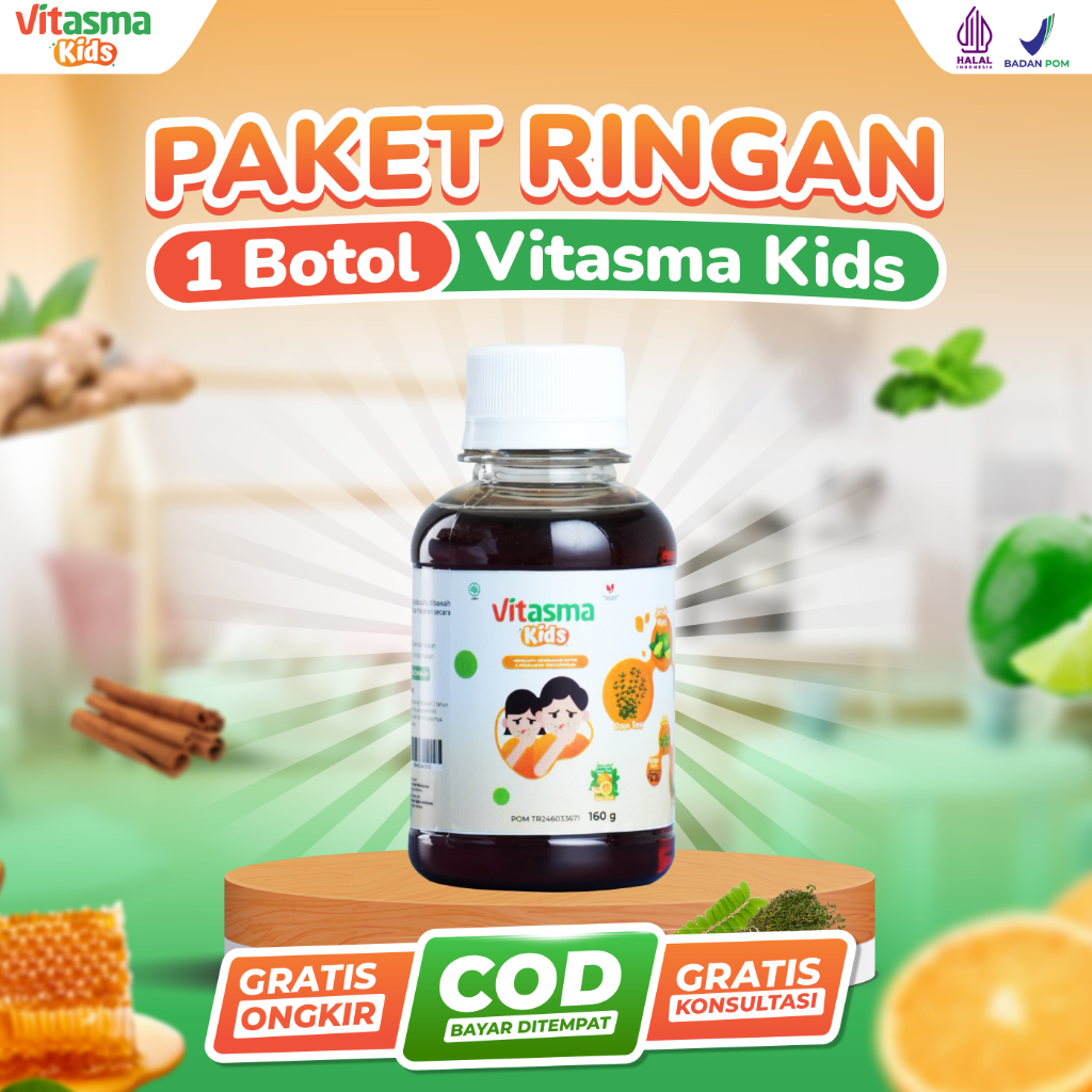 Jual VITASMA KIDS OBAT BATUK FLU RADANG TENGGOROKAN ALERGI DINGIN ...
