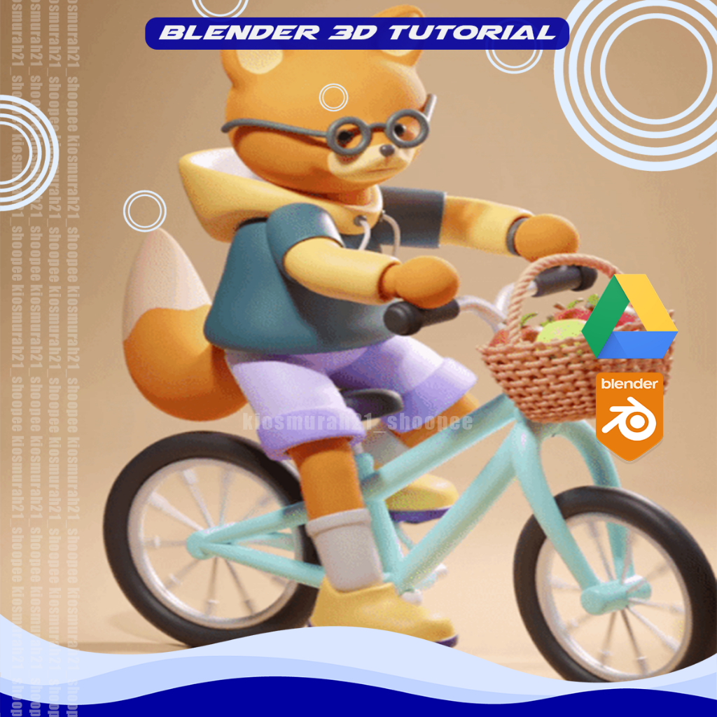 Jual Blender 3D Tutorial Patata School - How to Rig a Bicycle in Blender | Shopee Indonesia
