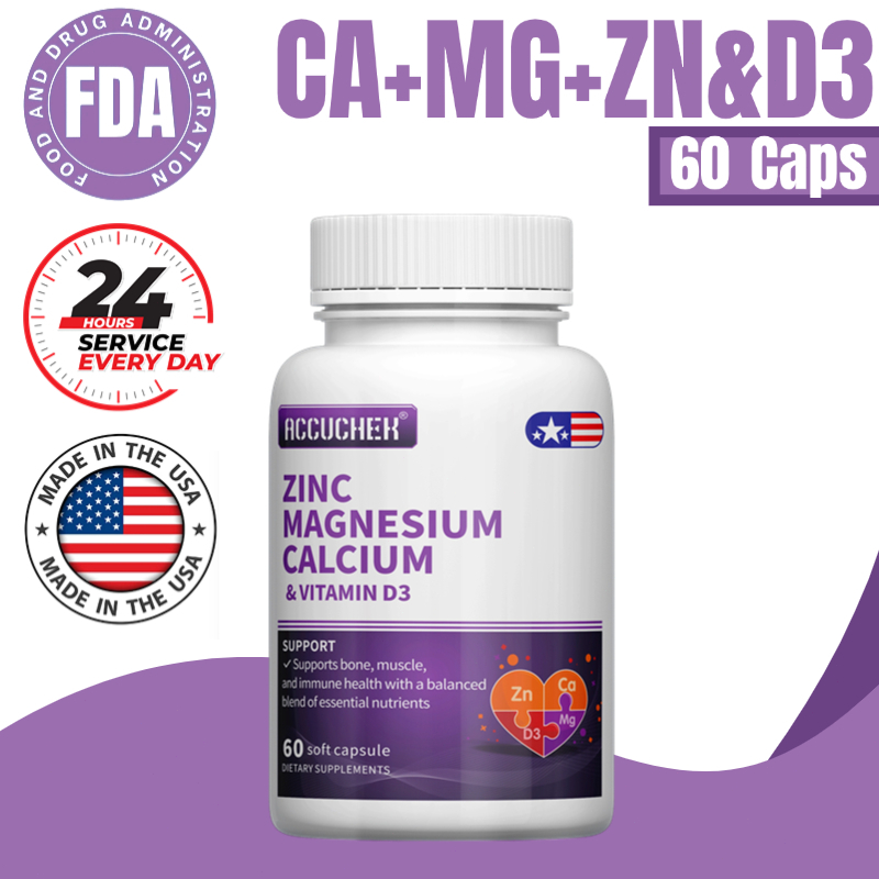 Jual kalsium, magnesium, zinc + D3, Suplemen untuk Kesehatan Tulang dan ...
